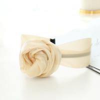 China Adjustable Fabric Bow Hair Band 5cm Women Headband Soft Stretchy Hair Accessory for sale