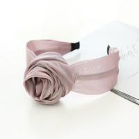 China Adjustable Fabric Bow Hair Band 5cm Women Headband Soft Stretchy Hair Accessory for sale