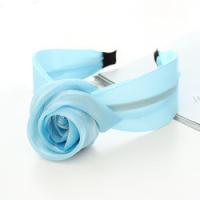 China Adjustable Fabric Bow Hair Band 5cm Women Headband Soft Stretchy Hair Accessory for sale