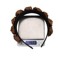 China Fabric Rose Hair Band 3cm Women Headband Non Slip Fashion Hair Accessories Spring Summer Autumn Winter for sale