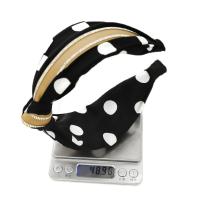 China Korean Style Knot Headband for Women 7cm Wide Brimmed Hairband Fabric Non Slip Hair Accessories for sale