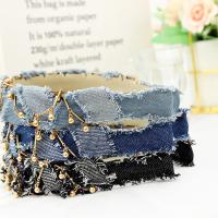 China Fabric Winding Chain Headband Non Slip Hair Band 3cm Width for Women Daily Use for sale
