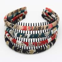 China Non Slip Tooth Stretch Hair Comb Headband Hoop for Women 0.8cm Width 1.2cm Teeth for sale