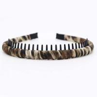 China Non Slip Tooth Stretch Hair Comb Headband Hoop for Women 0.8cm Width 1.2cm Teeth for sale