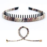 China Non Slip Tooth Stretch Hair Comb Headband Hoop for Women 0.8cm Width 1.2cm Teeth for sale