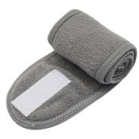 China Adjustable Velcro Spa Facial Headband 63x8.5cm for Makeup Skin Care Hair Washing for sale