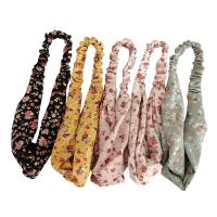 China Colorful Twisted Knotted Headwrap Elastic Turban Headband for Women Adjustable Size for sale