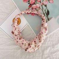 China Colorful Twisted Knotted Headwrap Elastic Turban Headband for Women Adjustable Size for sale