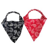 China Floral Elastic Hair Scarf Headband for Women Chiffon Fabric 2 Clips Leisure Style for sale