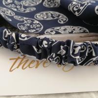 China Floral Elastic Hair Scarf Headband for Women Chiffon Fabric 2 Clips Leisure Style for sale