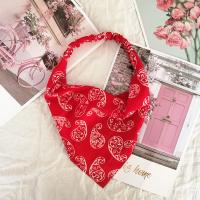 China Floral Elastic Hair Scarf Headband for Women Chiffon Fabric 2 Clips Leisure Style for sale