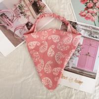 China Floral Elastic Hair Scarf Headband for Women Chiffon Fabric 2 Clips Leisure Style for sale