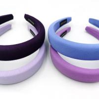 China Cotton Sponge Hairband 26 Colors Women Foam Headband 15cm Wide Padded Hair Accessories for sale