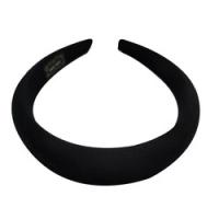 China Cotton Sponge Hairband 26 Colors Women Foam Headband 15cm Wide Padded Hair Accessories for sale