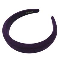 China Cotton Sponge Hairband 26 Colors Women Foam Headband 15cm Wide Padded Hair Accessories for sale
