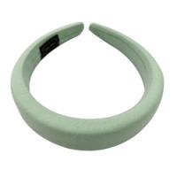China Cotton Sponge Hairband 26 Colors Women Foam Headband 15cm Wide Padded Hair Accessories for sale