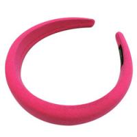 China Cotton Sponge Hairband 26 Colors Women Foam Headband 15cm Wide Padded Hair Accessories for sale