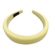 China Cotton Sponge Hairband 26 Colors Women Foam Headband 15cm Wide Padded Hair Accessories for sale