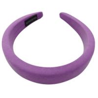 China Cotton Sponge Hairband 26 Colors Women Foam Headband 15cm Wide Padded Hair Accessories for sale