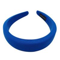 China Cotton Sponge Hairband 26 Colors Women Foam Headband 15cm Wide Padded Hair Accessories for sale