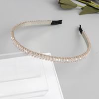 China Crystal Hair Bands Headbands Hand Made Luxury 1.5cm Width Hoop for Women Girls Wedding Party for sale