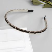 China Crystal Hair Bands Headbands Hand Made Luxury 1.5cm Width Hoop for Women Girls Wedding Party for sale