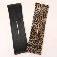 China Leopard Print Hair Scrunchies Tie Magic Bow Hair Band 35x10cm Simple Casual Party for sale