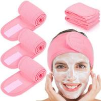 China Adjustable Elastic Microfiber Headband for Women 25 Inch Face Wash Shower Makeup for sale