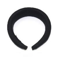 China Milk Silk Fabric Sponge Hairband 16x15cm Elastic Headband for Women 27 Colors for sale