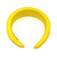 China Milk Silk Fabric Sponge Hairband 16x15cm Elastic Headband for Women 27 Colors for sale