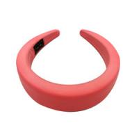 China Milk Silk Fabric Sponge Hairband 16x15cm Elastic Headband for Women 27 Colors for sale