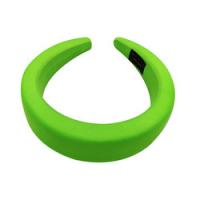 China Milk Silk Fabric Sponge Hairband 16x15cm Elastic Headband for Women 27 Colors for sale