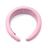 China Milk Silk Fabric Sponge Hairband 16x15cm Elastic Headband for Women 27 Colors for sale