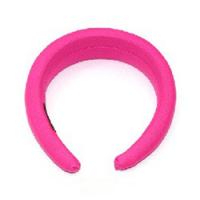 China Milk Silk Fabric Sponge Hairband 16x15cm Elastic Headband for Women 27 Colors for sale