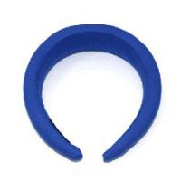 China Milk Silk Fabric Sponge Hairband 16x15cm Elastic Headband for Women 27 Colors for sale