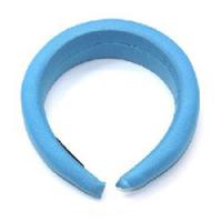 China Milk Silk Fabric Sponge Hairband 16x15cm Elastic Headband for Women 27 Colors for sale