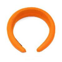 China Milk Silk Fabric Sponge Hairband 16x15cm Elastic Headband for Women 27 Colors for sale