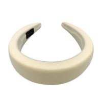 China Milk Silk Fabric Sponge Hairband 16x15cm Elastic Headband for Women 27 Colors for sale