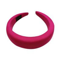 China Milk Silk Fabric Sponge Hairband 16x15cm Elastic Headband for Women 27 Colors for sale