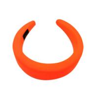 China Milk Silk Fabric Sponge Hairband 16x15cm Elastic Headband for Women 27 Colors for sale