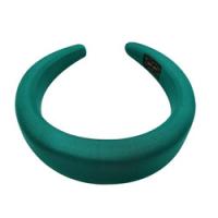 China Milk Silk Fabric Sponge Hairband 16x15cm Elastic Headband for Women 27 Colors for sale