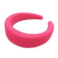 China Milk Silk Fabric Sponge Hairband 16x15cm Elastic Headband for Women 27 Colors for sale