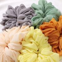 China Oversized Chiffon Seersucker Hair Scrunchies 15cm Muslim Hijab Scrunchie for Women for sale