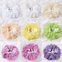 China Oversized Chiffon Seersucker Hair Scrunchies 15cm Muslim Hijab Scrunchie for Women for sale