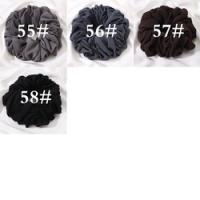 China Oversized Chiffon Seersucker Hair Scrunchies 15cm Muslim Hijab Scrunchie for Women for sale