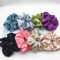 China XXL Oversized Satin Hair Scrunchies 19cm Large Elastic Scrunchies for Women for sale