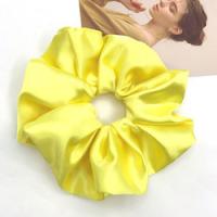 China XXL Oversized Satin Hair Scrunchies 19cm Large Elastic Scrunchies for Women for sale