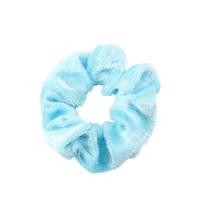 China Gold Velvet Elastic Hair Scrunchies 10cm Large Intestine Head Ring for Women for sale