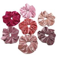 China Oversized Velvet Scrunchies for Women XXL Big Size 20cm Ponytail Holder Soft Hair Ties for sale