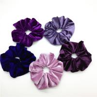 China Oversized Velvet Scrunchies for Women XXL Big Size 20cm Ponytail Holder Soft Hair Ties for sale